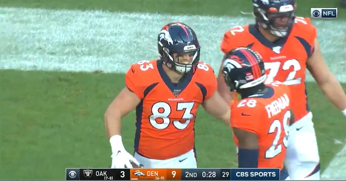 Andrew Beck catches first career touchdown pass