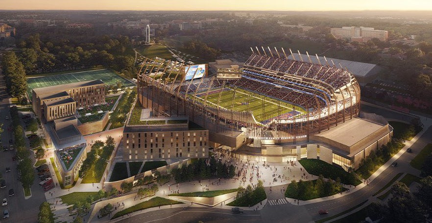NEW: Kansas announces formal plans, renderings for Memorial Stadium ...