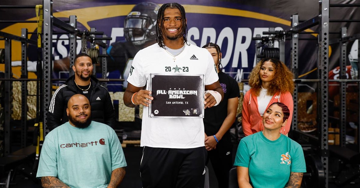 Miami edge commit Jayden Wayne thrilled to wrap career at All-American Bowl