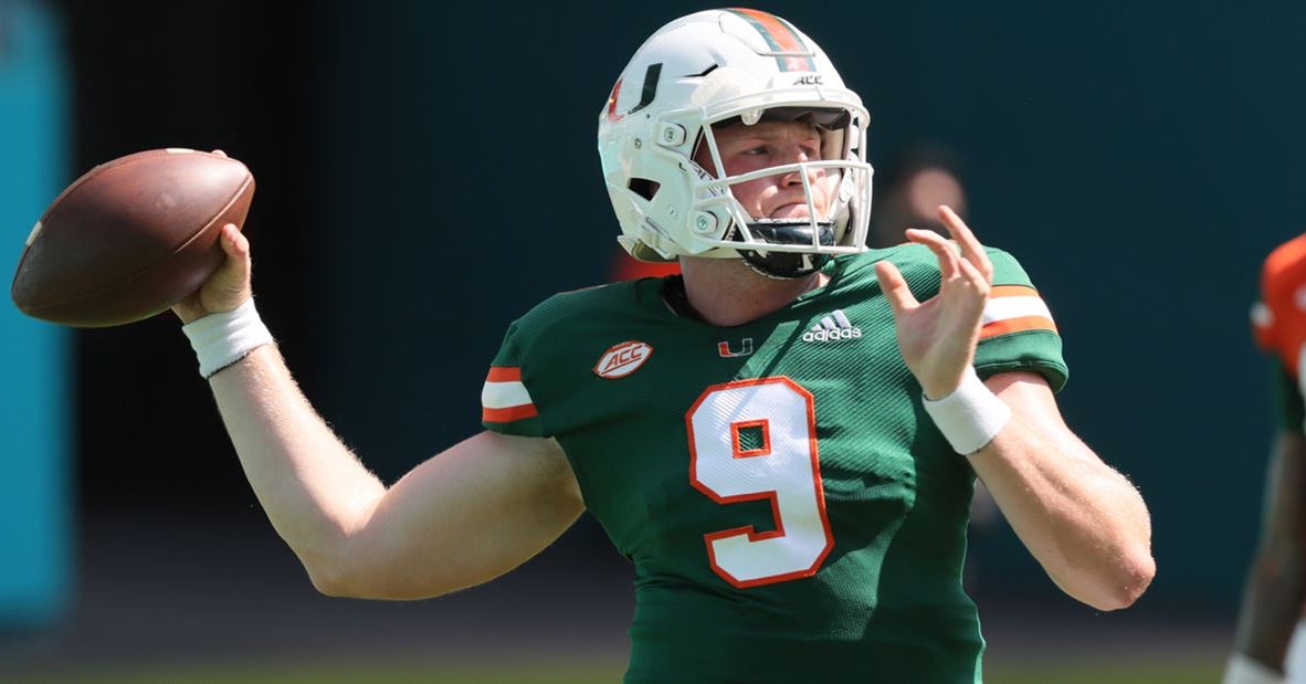 Spring game breakdown of QBs Tyler Van Dyke and Jake Garcia