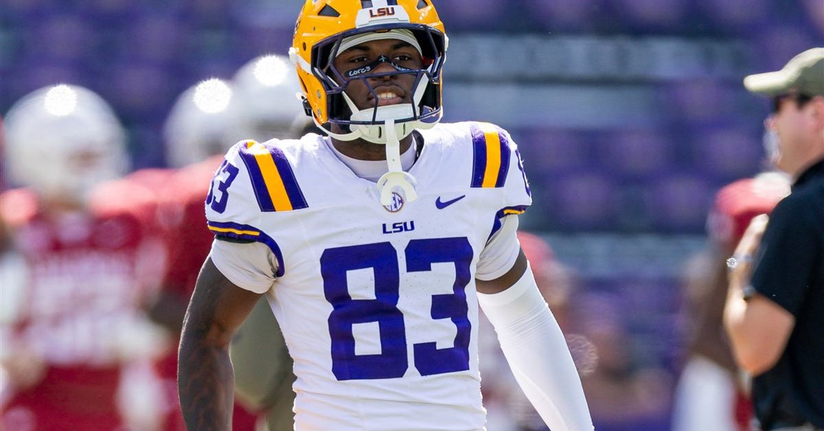 LSU WR TaRon Francis hitting the transfer portal