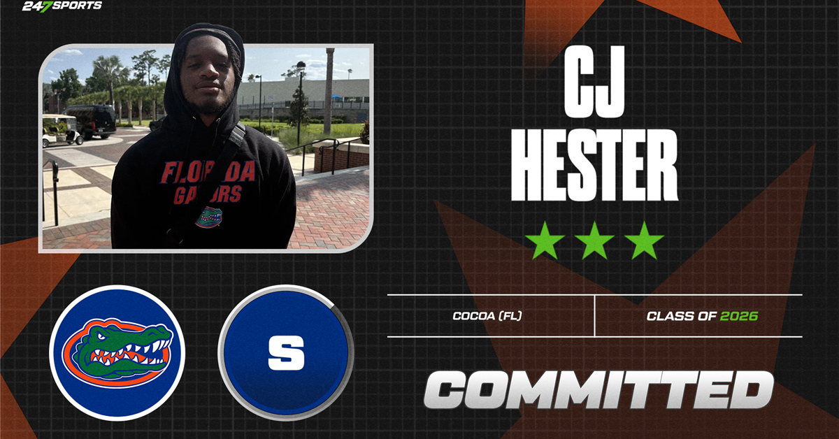Florida lands a commitment from 2026 DB CJ Hester