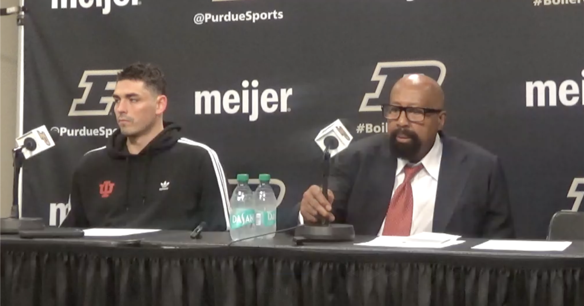 Coach TV: Indiana basketball coach Mike Woodson Purdue postgame
