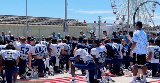Villanova Football and Coach Mark Ferrante Down the Shore!