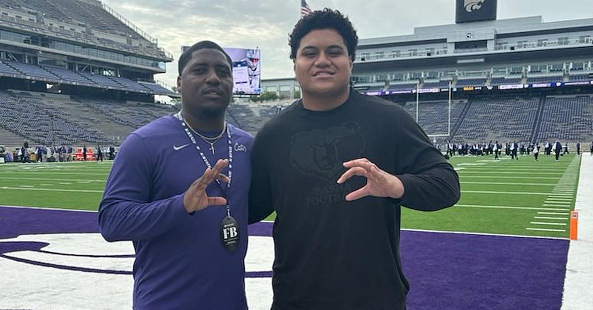 2027 DL Anitoni Tahi impressed with visit to Kansas State