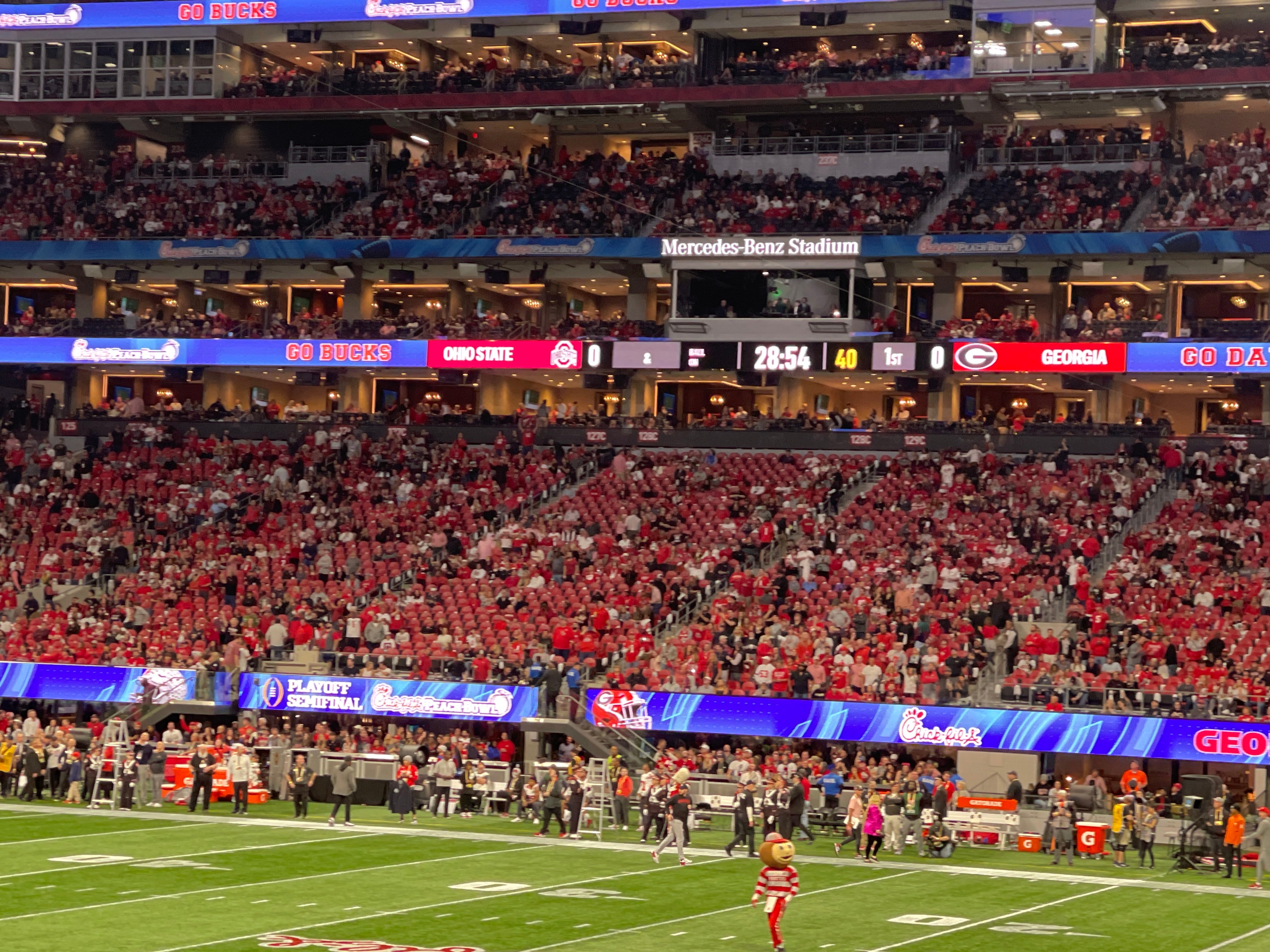 How is the crowd split looking?