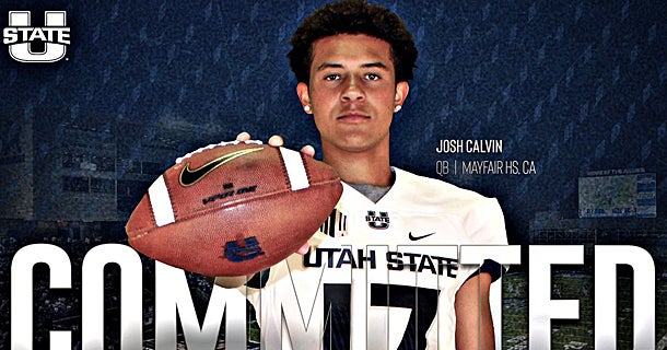 Three-star QB Josh Calvin recaps Utah State official