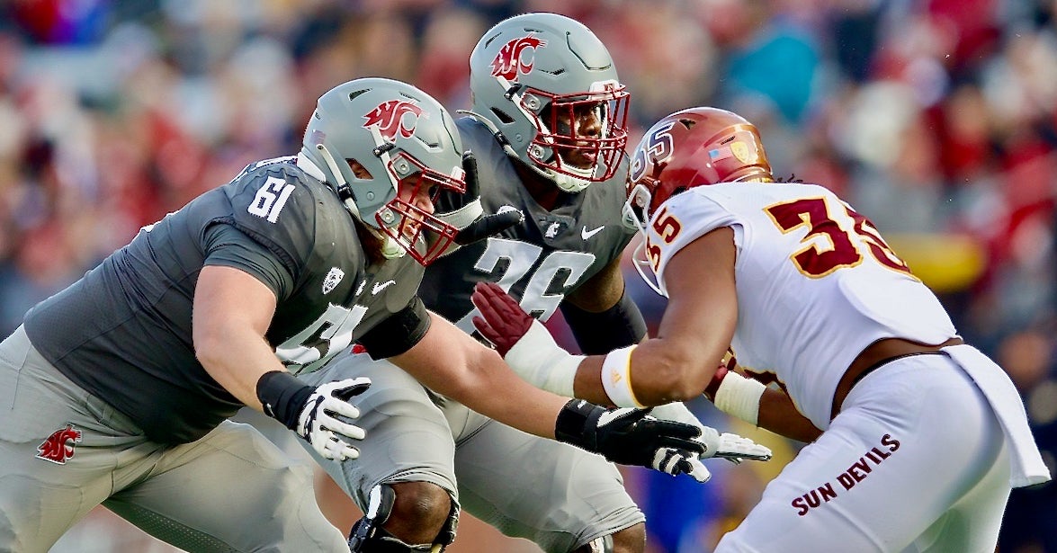 WSU's Grant Stephens steps in at left tackle, doesn't miss a beat