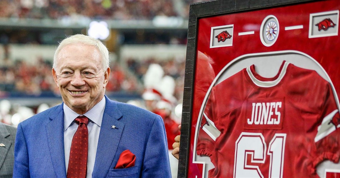 Jerry Jones: Dallas Cowboys owner says Arkansas championship team ...