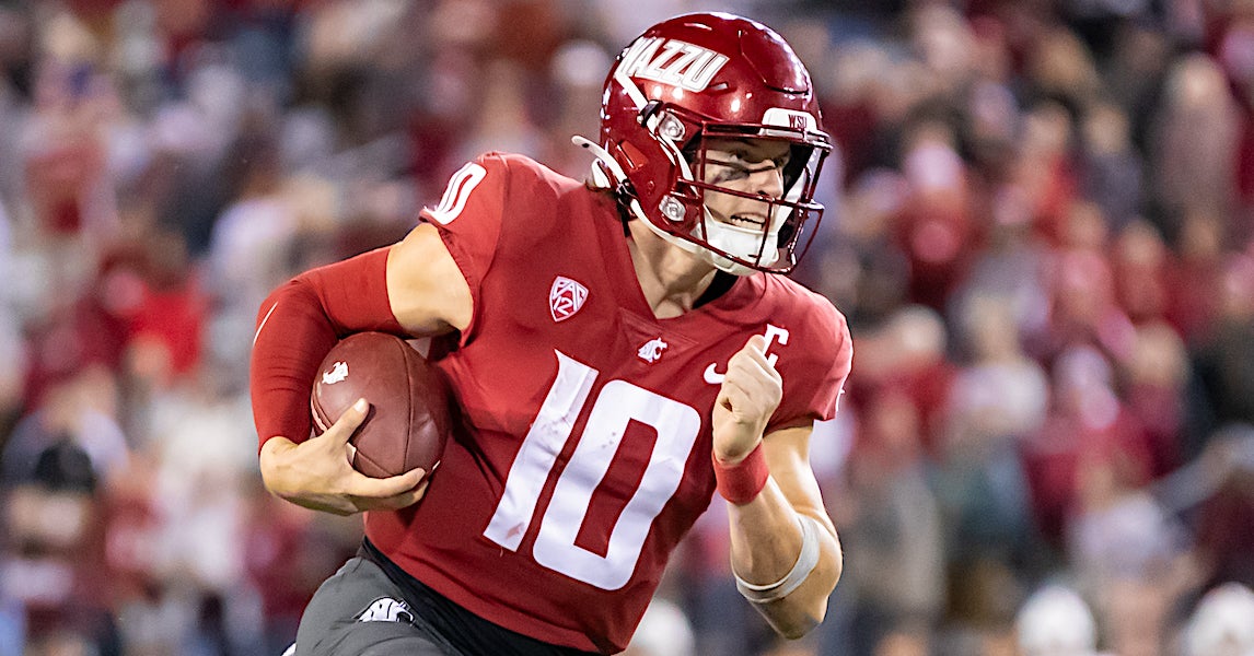 WSU’s John Mateer on pace to join elite club with Lamar Jackson