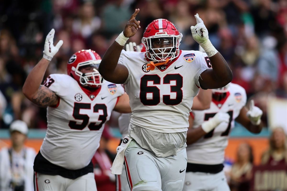 Georgia center Sedrick Van Pran bids farewell to UGA, turns attention ...