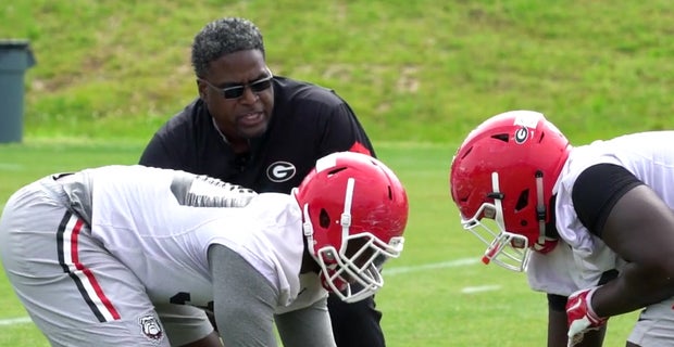 Georgia Bulldogs' defensive line coach Tracy Rocker mic'd up
