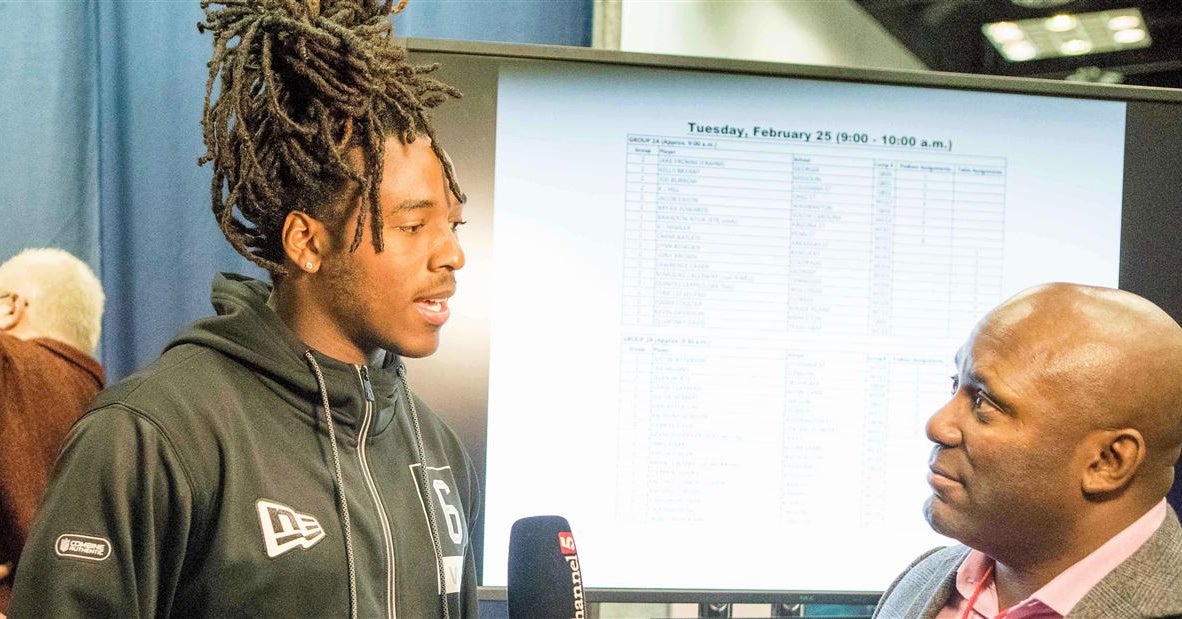 WATCH: Marquez Callaway runs the 40 at the NFL Combine