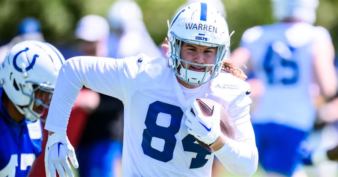 When will Penn State’s Tyler Warren make his NFL debut for the Indianapolis Colts?