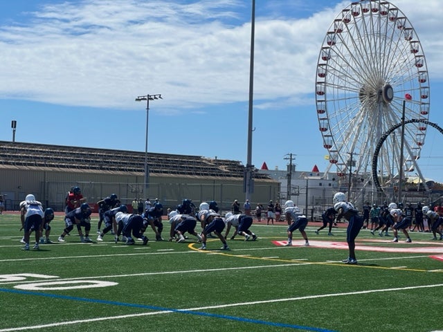 Villanova Football and Coach Mark Ferrante Down the Shore!