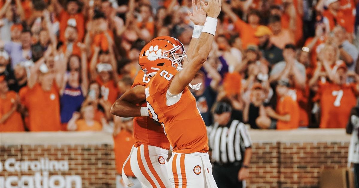 Clemson’s Cade Klubnik named ACC Co-Quarterback of the Week after ...