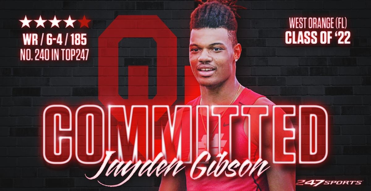 Top247 WR Jayden Gibson finds a home at Oklahoma