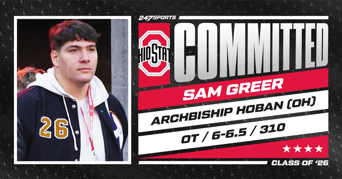 Top O-tackle target Sam Greer commits to Ohio State