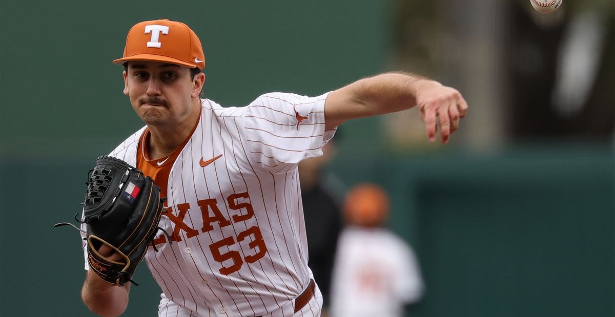 Carson Tinney, Luke Harrison lead No. 2 Texas baseball to win over ...