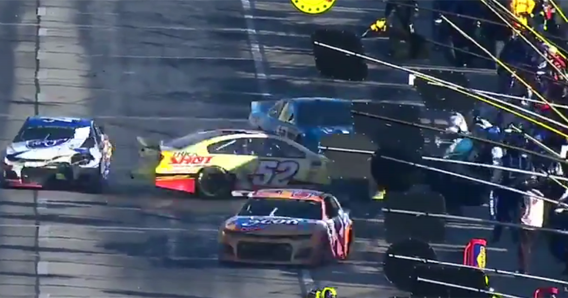 NASCAR fueler suffers torn ACL, broken fibula in pit road crash