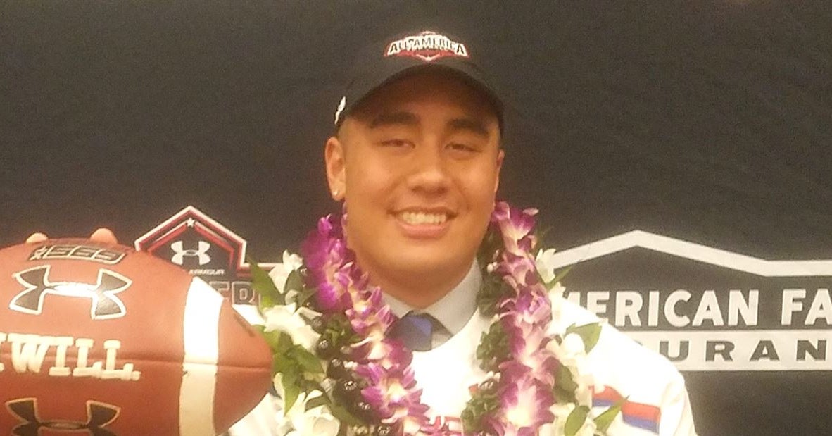 Mark Staten drops in on MSU OL commit Isaia