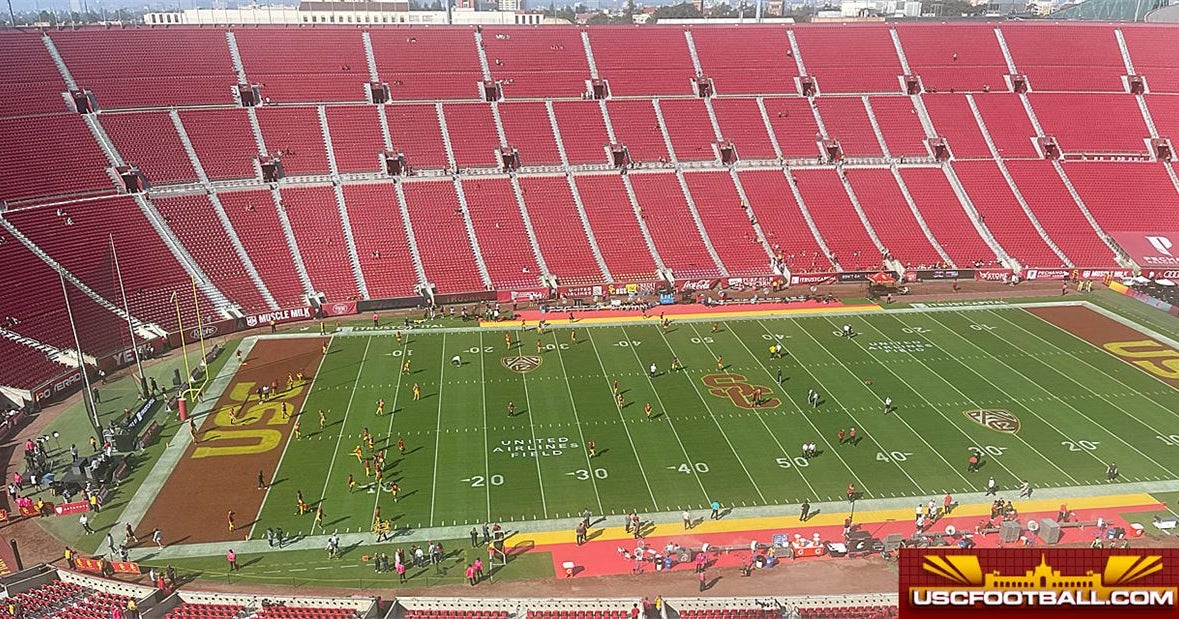 WATCH: Trojan football pregame warm-ups for USC vs. Notre Dame in the ...