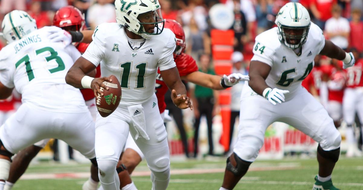 Cunningham goes for 4 scores, USF falls at Louisville 41-3