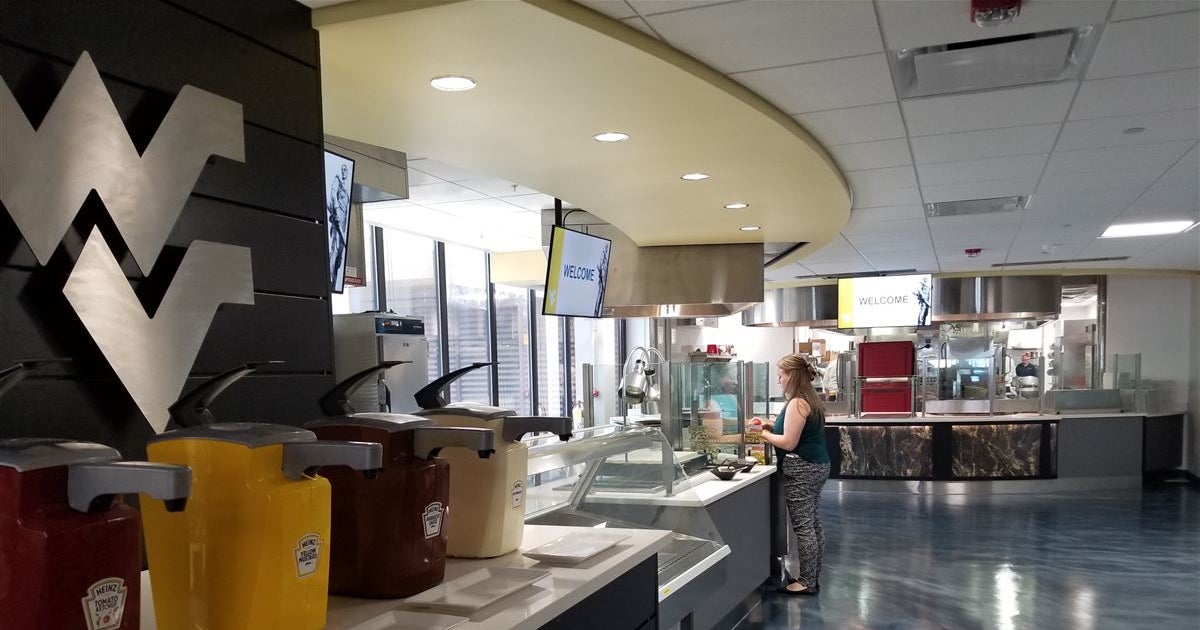 PHOTOS: Inside WVU Football's New Cafeteria and Dining Facility