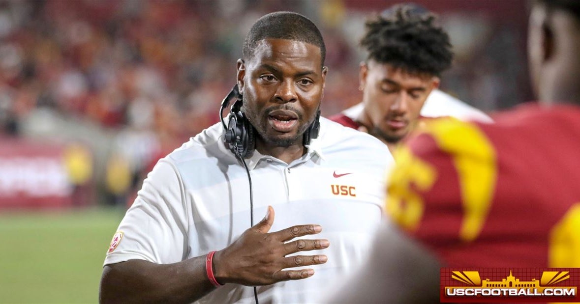 DL coach Kenechi Udeze out at USC