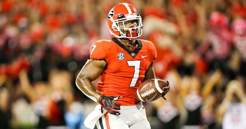 Photo of Georgia RB D'Andre Swift's father going viral