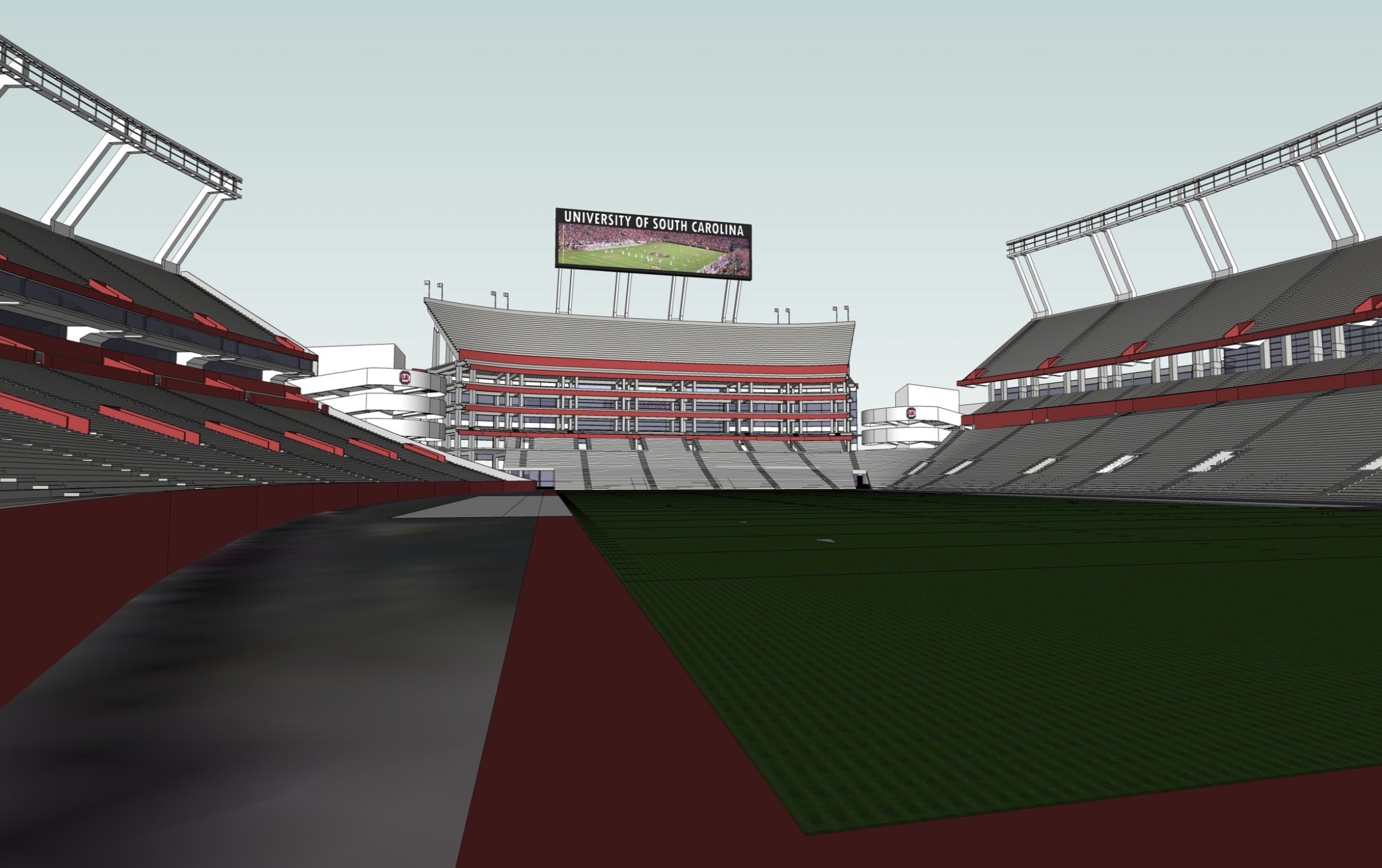Conceptual renderings for Williams-Brice