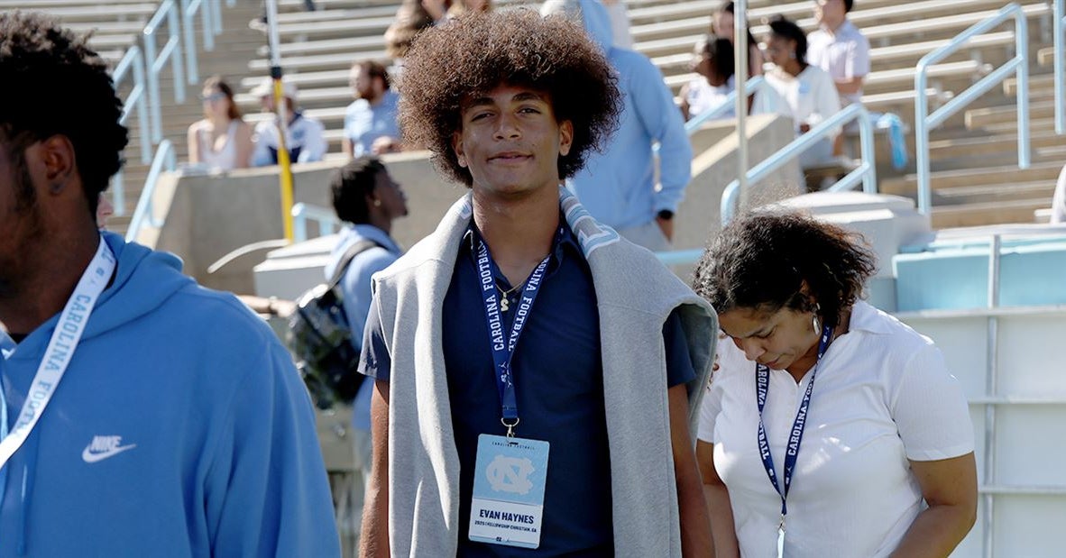 Atlanta Area '25 WR Evan Haynes Catches First UNC Game