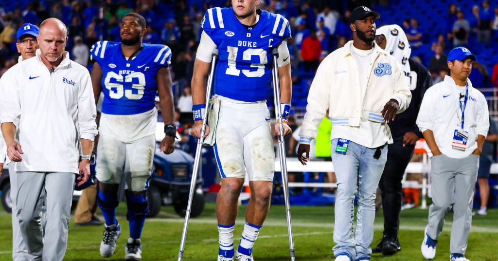 Riley Leonard injury update: Duke QB day-to-day, making 'really strong ...