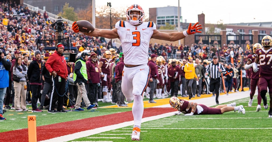 Illini RB Kaden Feagin out against Iowa