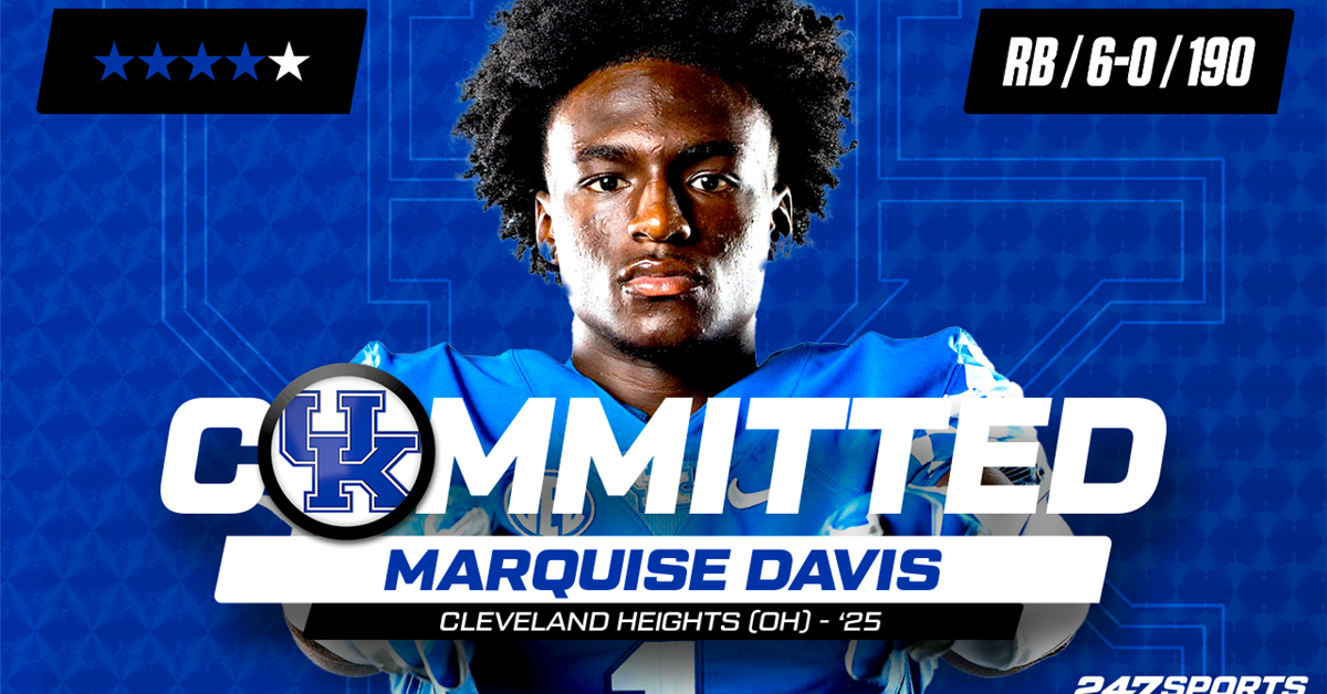 4-star RB Marquise Davis commits to Kentucky football