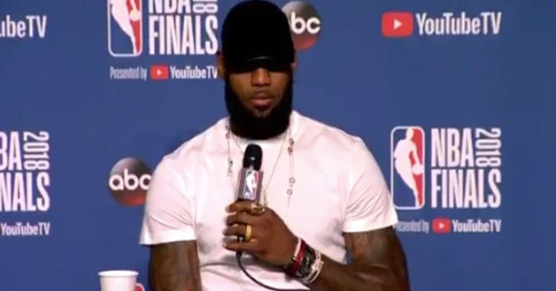 LeBron James explains his hand injury from NBA Finals