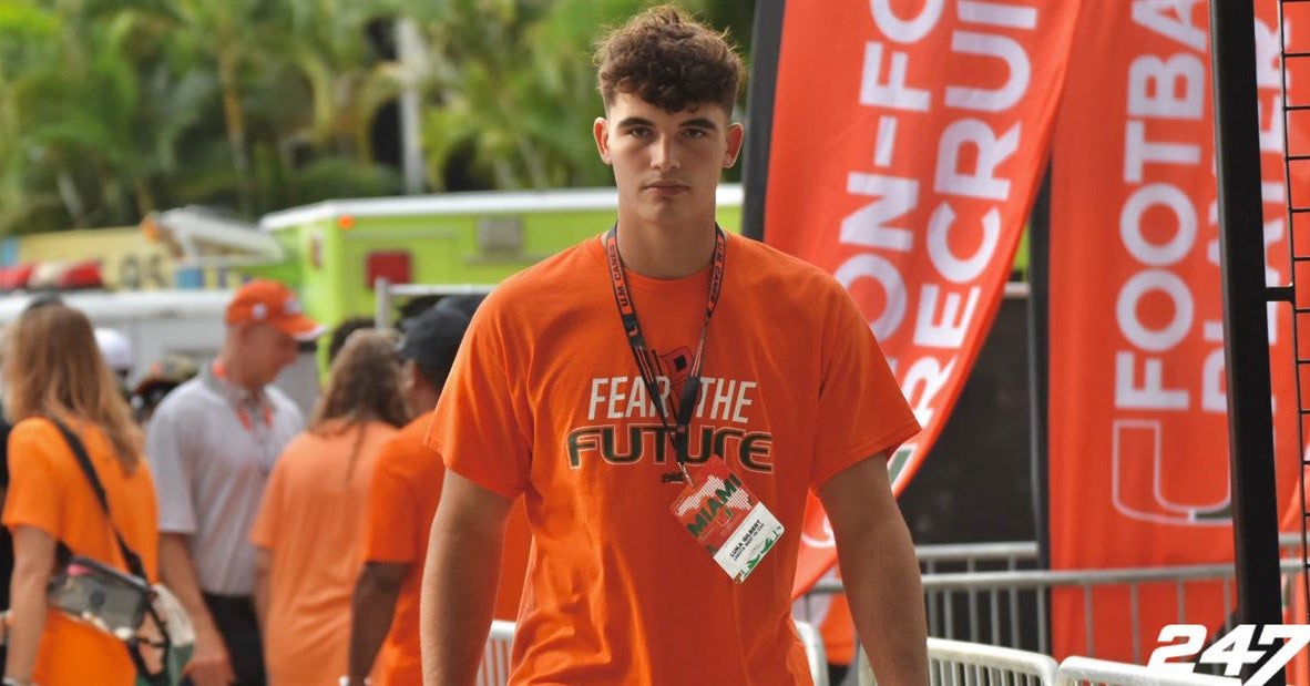 Coveted TE Luka Gilbert leaves Big Ten country, signs with Miami