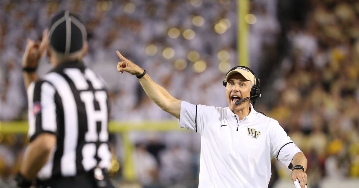 Wake coach Clawson relieves DC Jay Sawvel of his duties