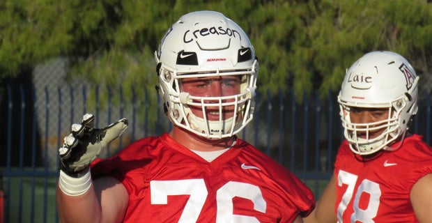 Creason leading offensive line in effort to improve