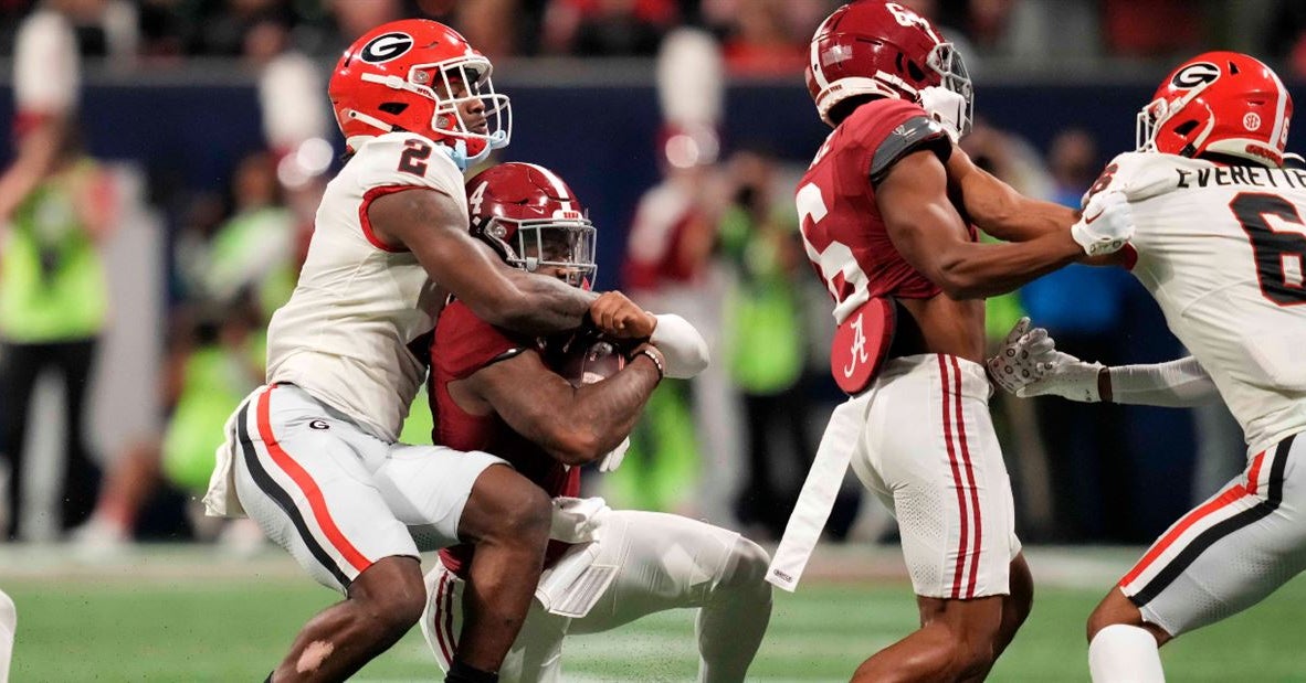 Where Georgia vs Alabama rank in stats heading into Week 5
