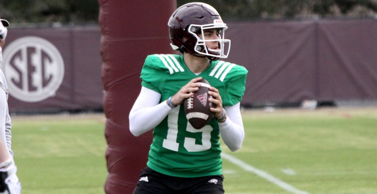 WATCH: Freshman QB Conner Weigman's first TD pass as an Aggie