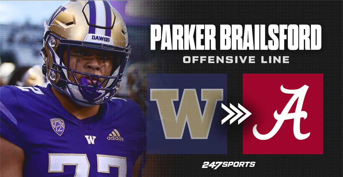 Former Washington OL & freshman All-American, Parker Brailsford ...