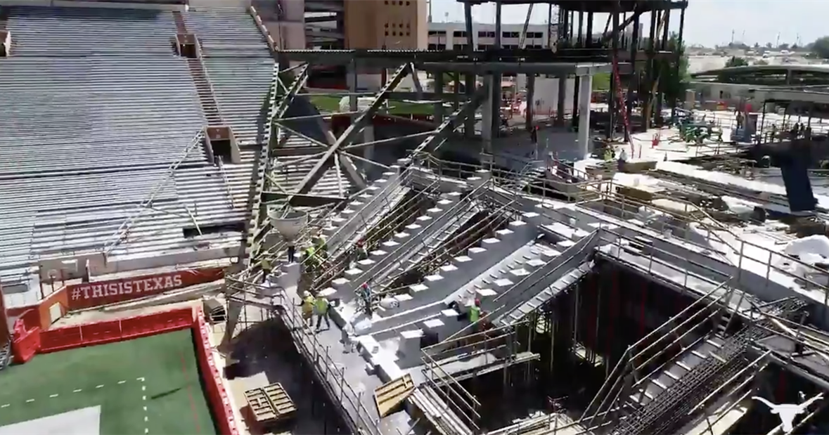 Watch: Progress shown in south endzone stadium renovations