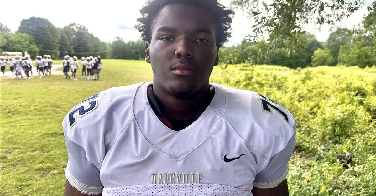 'Just going back home': Alabama OL commit Chris Booker explains continued comfort, official ...