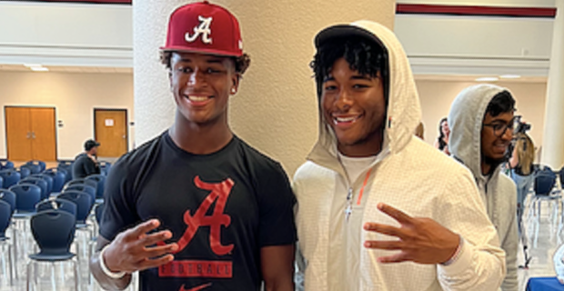 Alabama pledge Justice Haynes reacts to Caleb Downs commitment