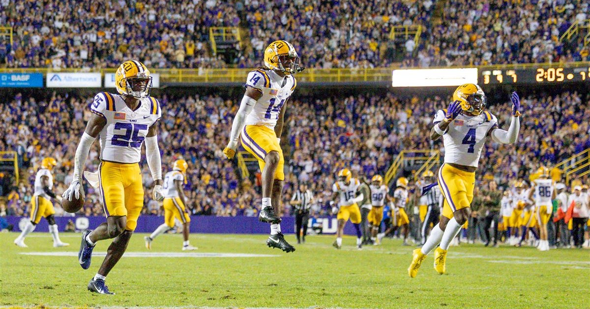 LSU football depth chart for final non-conference game against Georgia ...