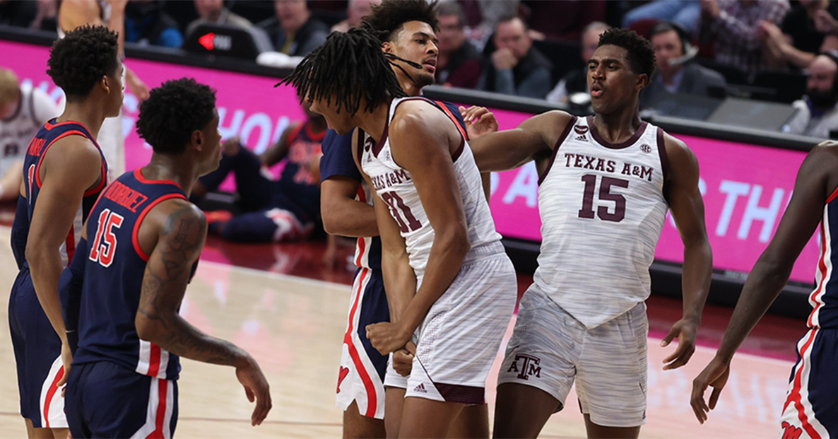 Texas A&M center Javonte Brown enters the transfer portal