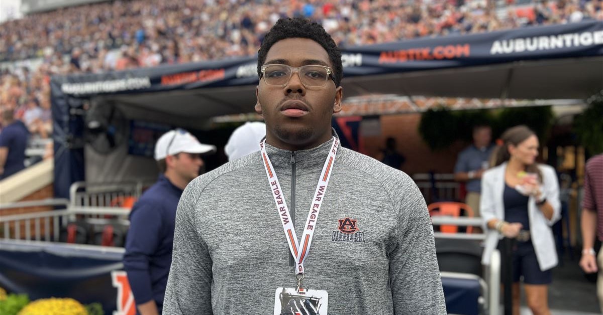 Auburn in top group for 2025 OT Tavaris Dice: 'I really like them a lot'