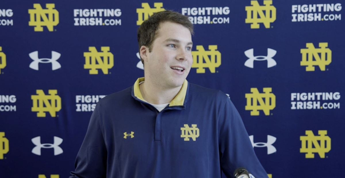 VIDEO: Riley Leonard Discusses His Notre Dame Experience