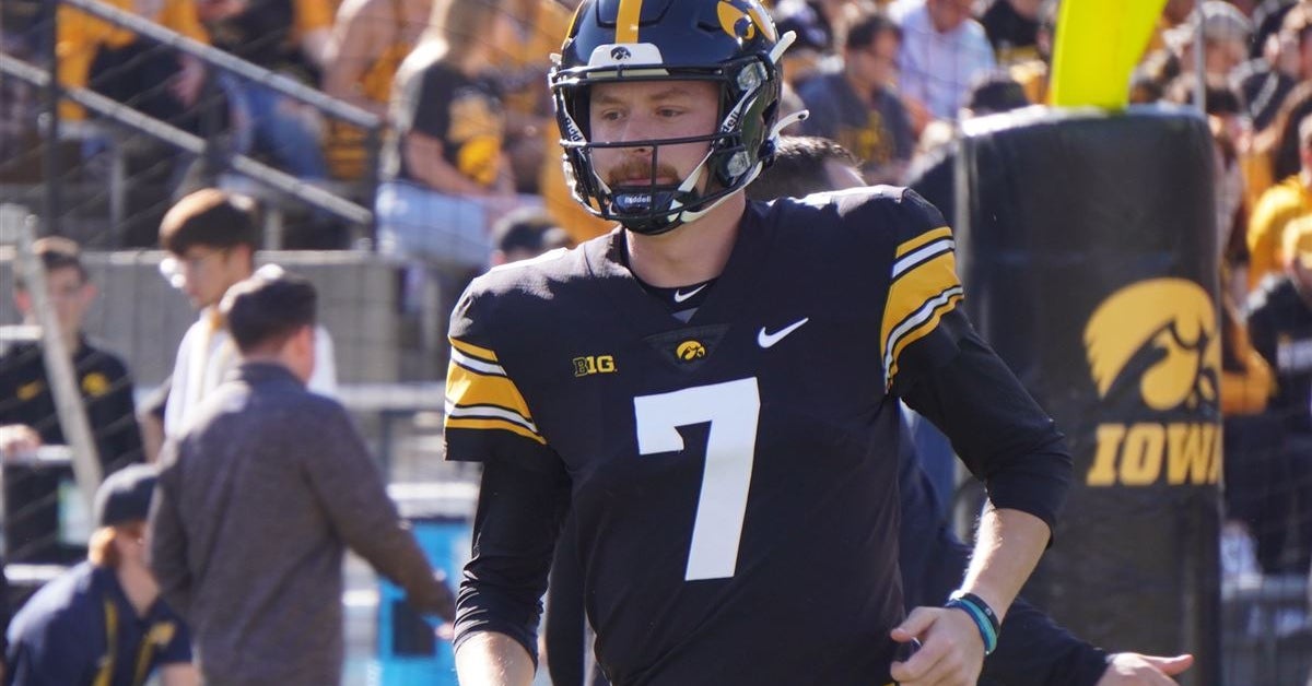 Iowa quarterback Spencer Petras ruled out of Music City Bowl, Joey ...